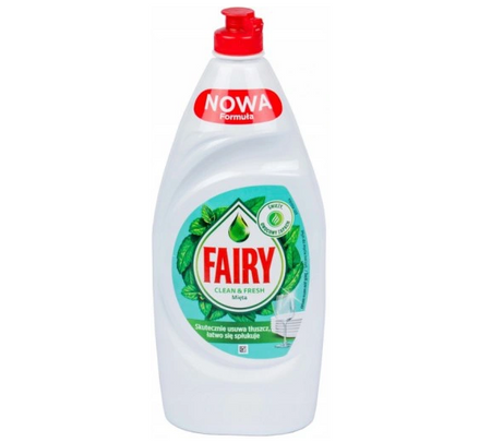 Fairy Clean&Fresh Płyn do Mycia Naczyń Mięta 850 ml | NOWOŚCI DOM ...